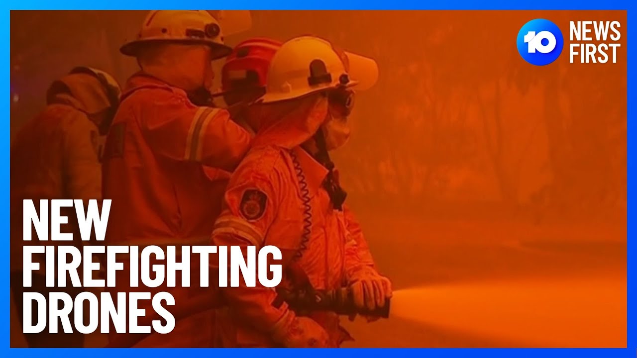 New Firefighting Drone Technology | 10 News First - YouTube