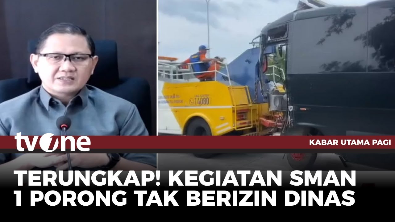 Kegiatan SMAN 1 Porong Tidak Berizin, Ini Kata Kepala Dinas Pendidikan Prov. Jawa Timur | tvOne ...