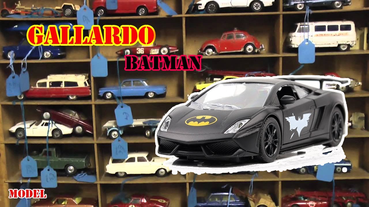 Siêu xe hàng hiếm Lamborghini Gallardo batman [Mô hình tĩnh] - YouTube