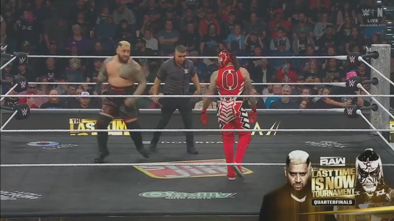 Lucha Completa: Solo Sikoa Vs Penta - Torneo Last Time is Now - WWE Raw ...