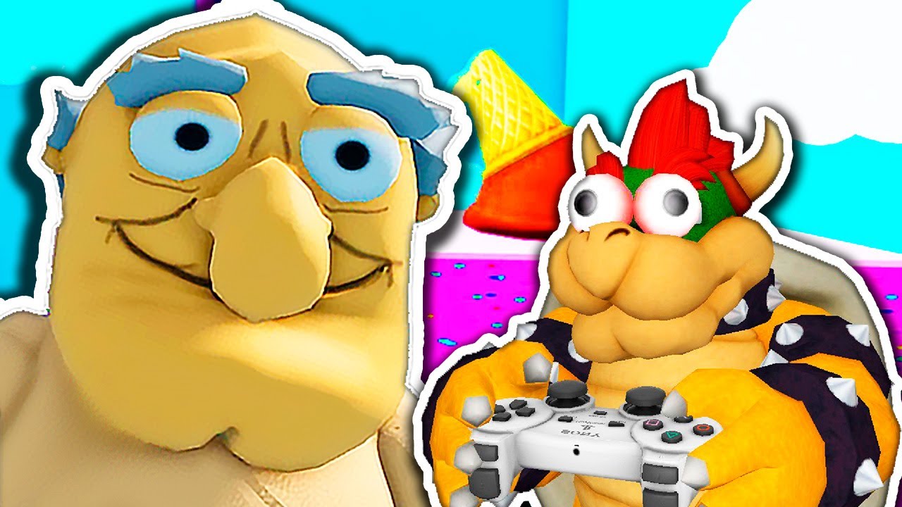 👴🏠 ESCAPE FROM SCARY GRANDPA 👴🏠 Bowser Plays ESCAPE FREAKY GRANDPA's ...