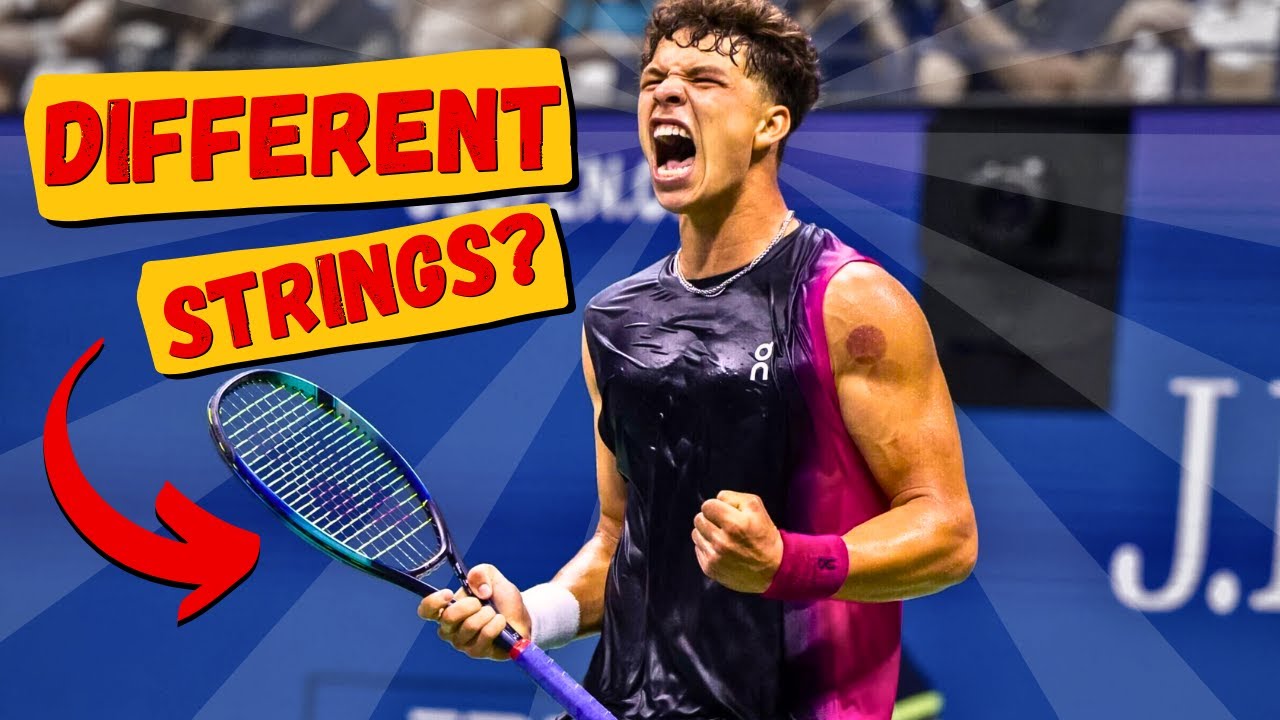 Why is EVERYONE Using Two Different Strings in Their Racquet? - YouTube