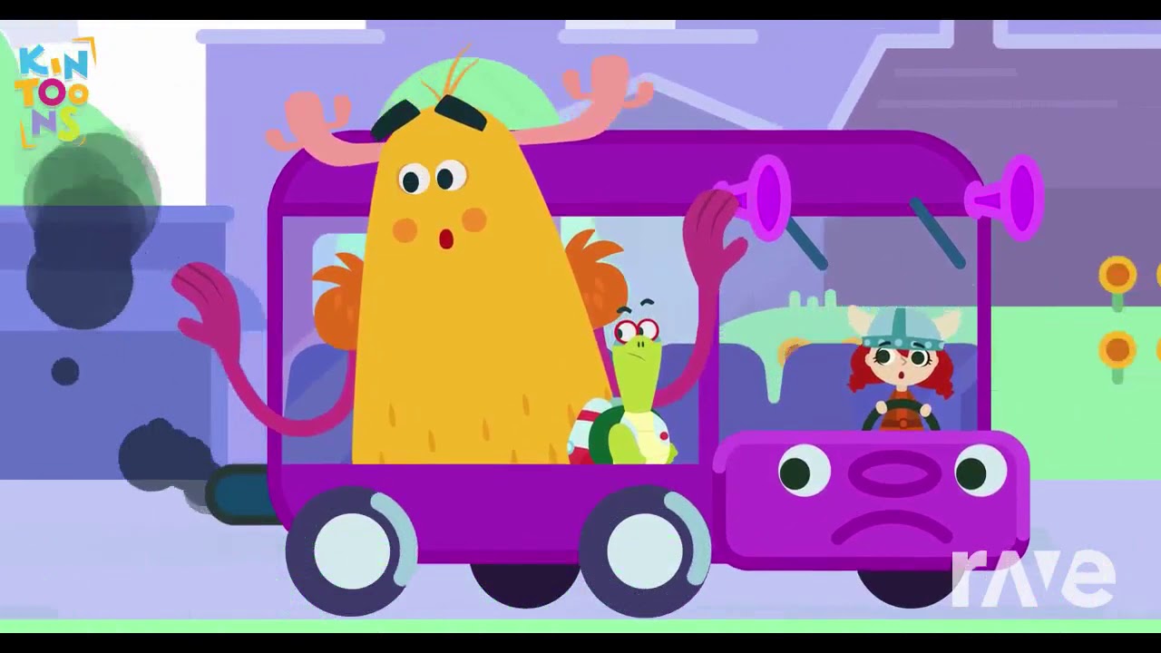 Kintoons Ce 2 Music - Wheels On The Bus & Pac Oi Oi Oi | RaveDj - YouTube