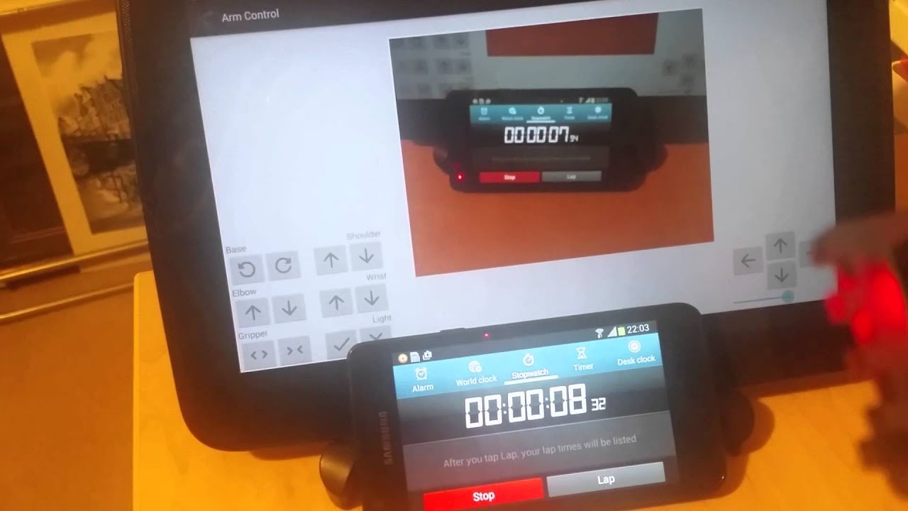 Test of UV4L video streaming to Android on Raspberry Pi 2 - YouTube