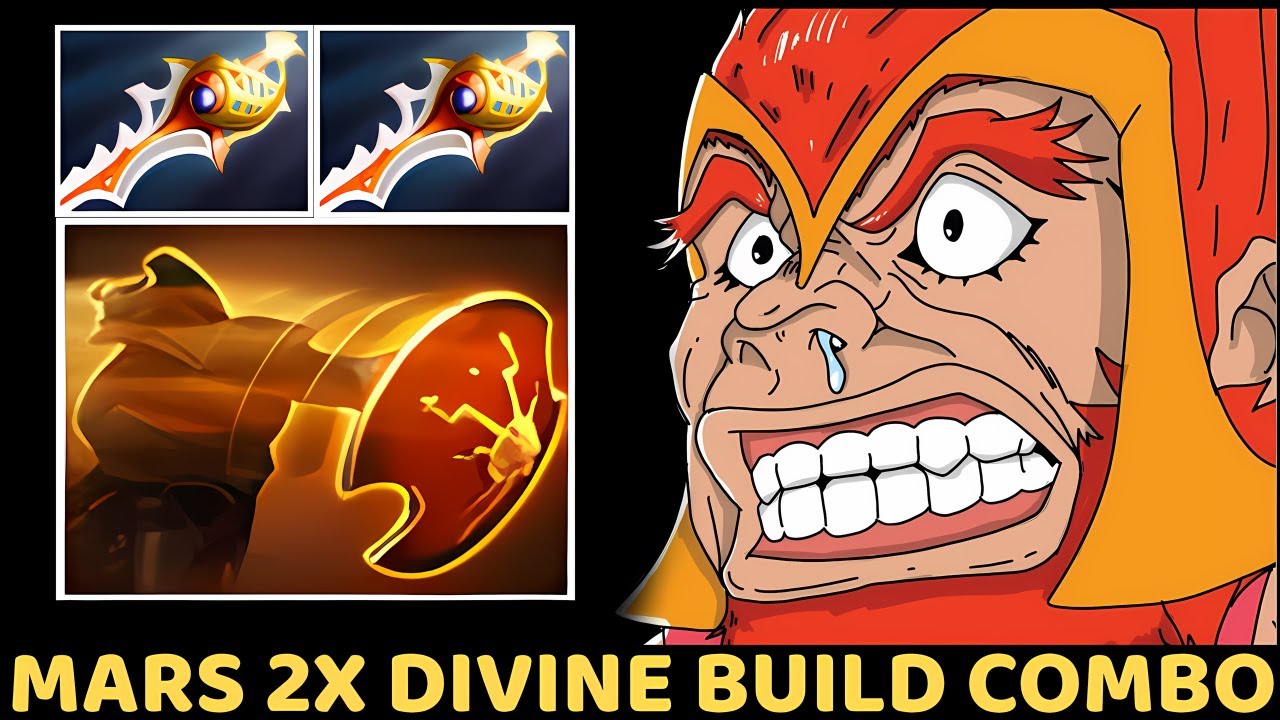MARS 2x Divine Build Combo Destroy All 7.39 Dota 2 - YouTube