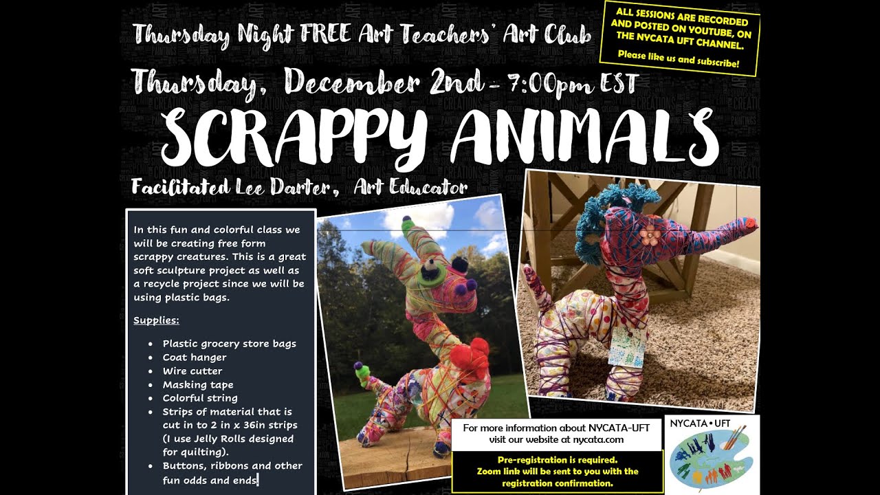MAKING ART TOGETHER! - SCRAPPY ANIMALS - YouTube