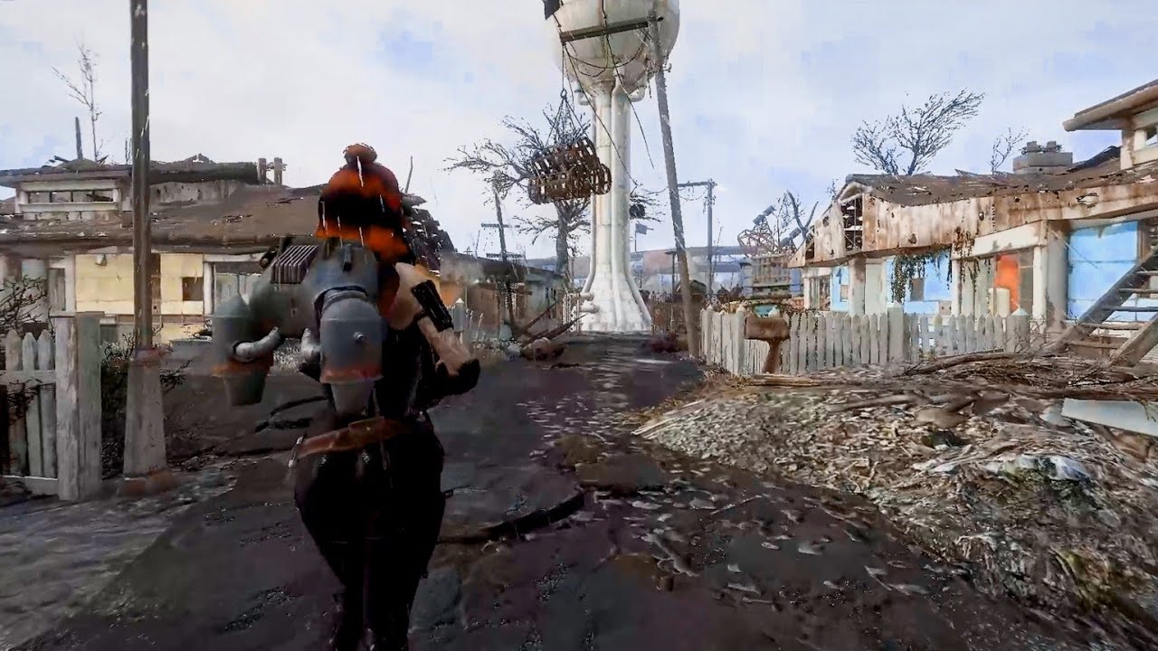 Cutting through Super Mutants - Fallout 4 (Modded) - YouTube