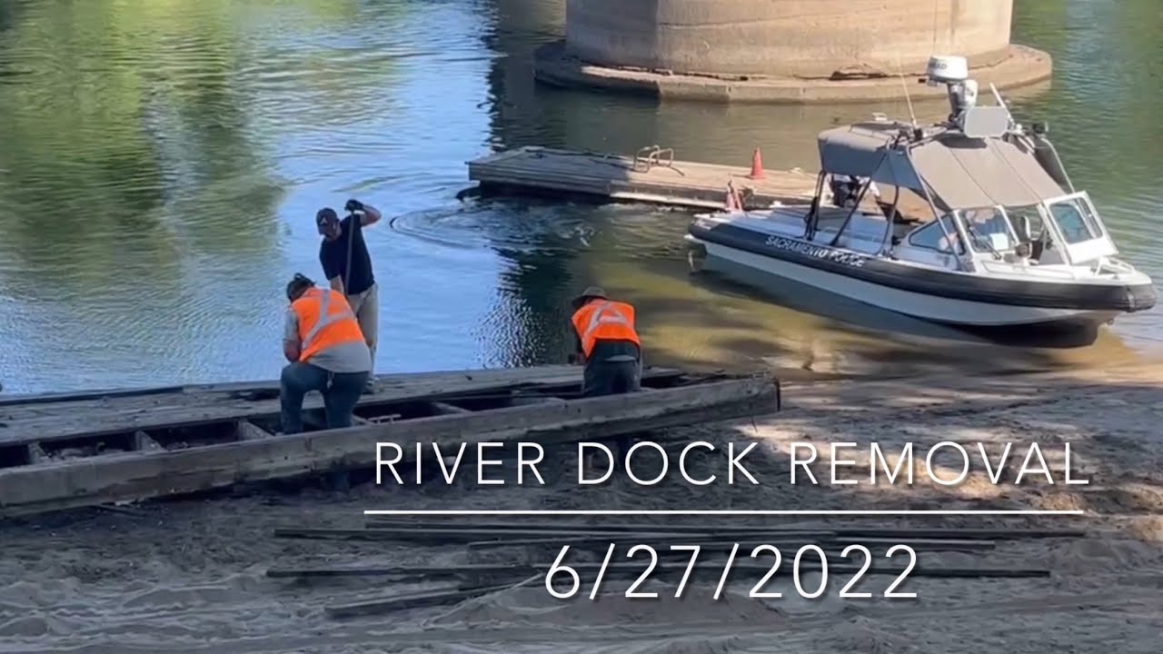 American River @ Tiscornia Beach (6/27/22) “River Dock Removal” - YouTube