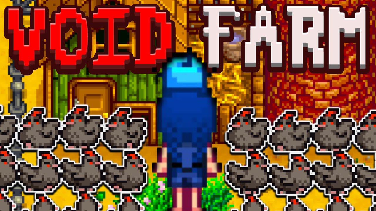 We Made A VOID Farm In Stardew Valley… - YouTube