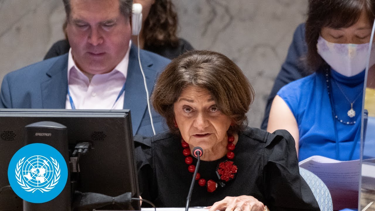 Rosemary DiCarlo (DPPA) on maintenance of peace and Security in Ukraine ...