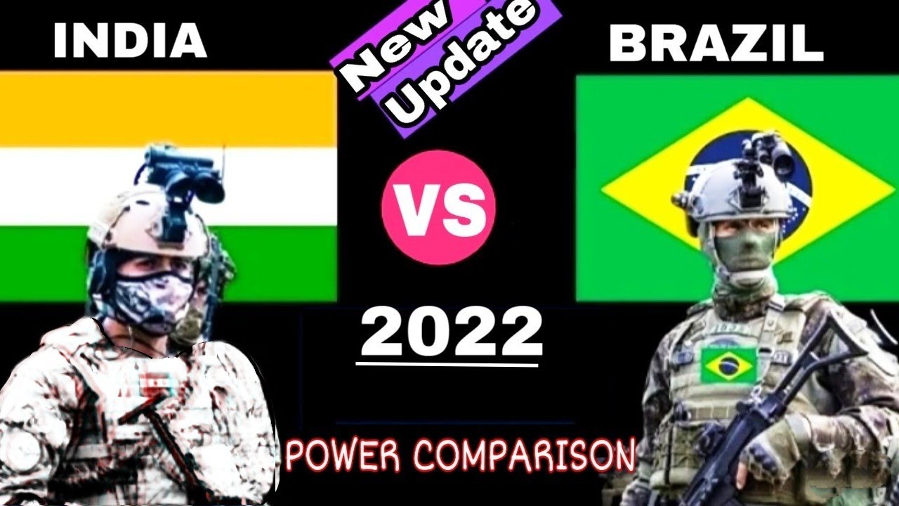 India vs Brazil Military Power Comparison 2022|BRAZIL VS INDIA Military ...