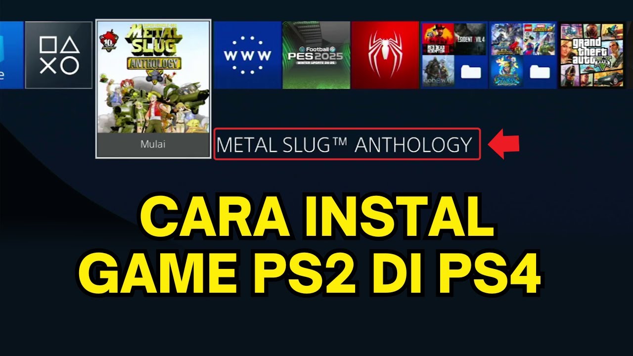 CARA Main Game PS2 di PS4 Sampai 100% BERHASIL‼️ - YouTube