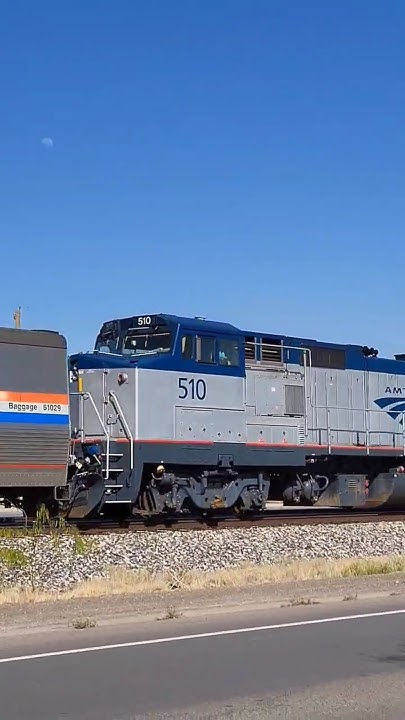 AMTK Sunset Limited with Amtrak #150 Dash-8 #shorts #subscribe #fyp #train #cool #elpaso #amtrak ...