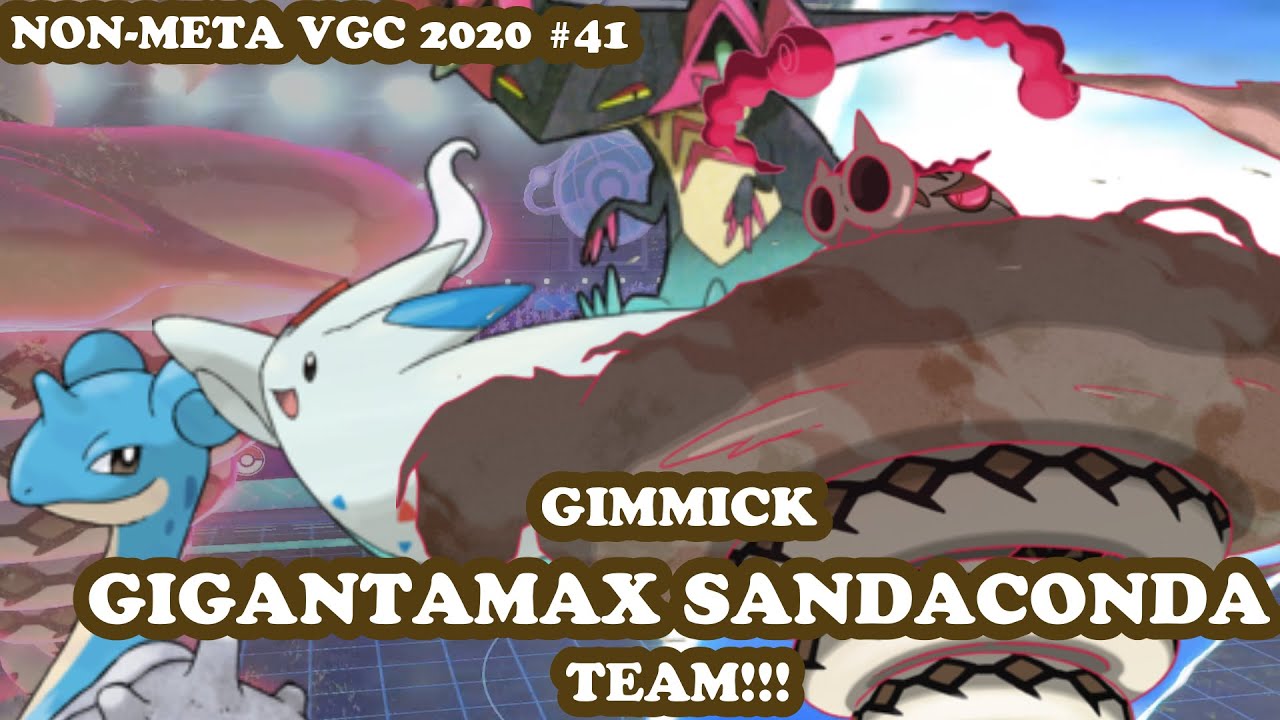 Borrow my friend's GMax Sandaconda team and have a fun time with Hax ...