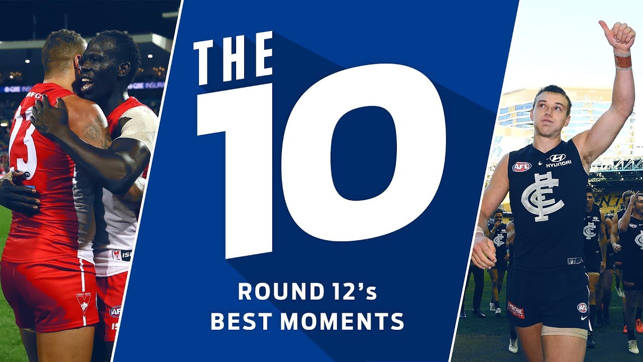 The 10 best moments from Round 12, 2019 | AFL - YouTube