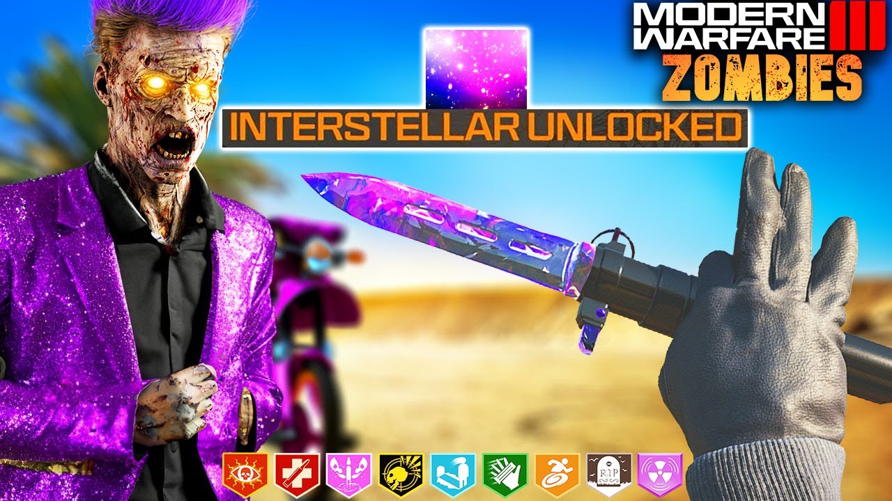 "MWZ" INTERSTELLAR MASTERY CAMO UNLOCK! // "MW3 ZOMBIES" // (Call of ...