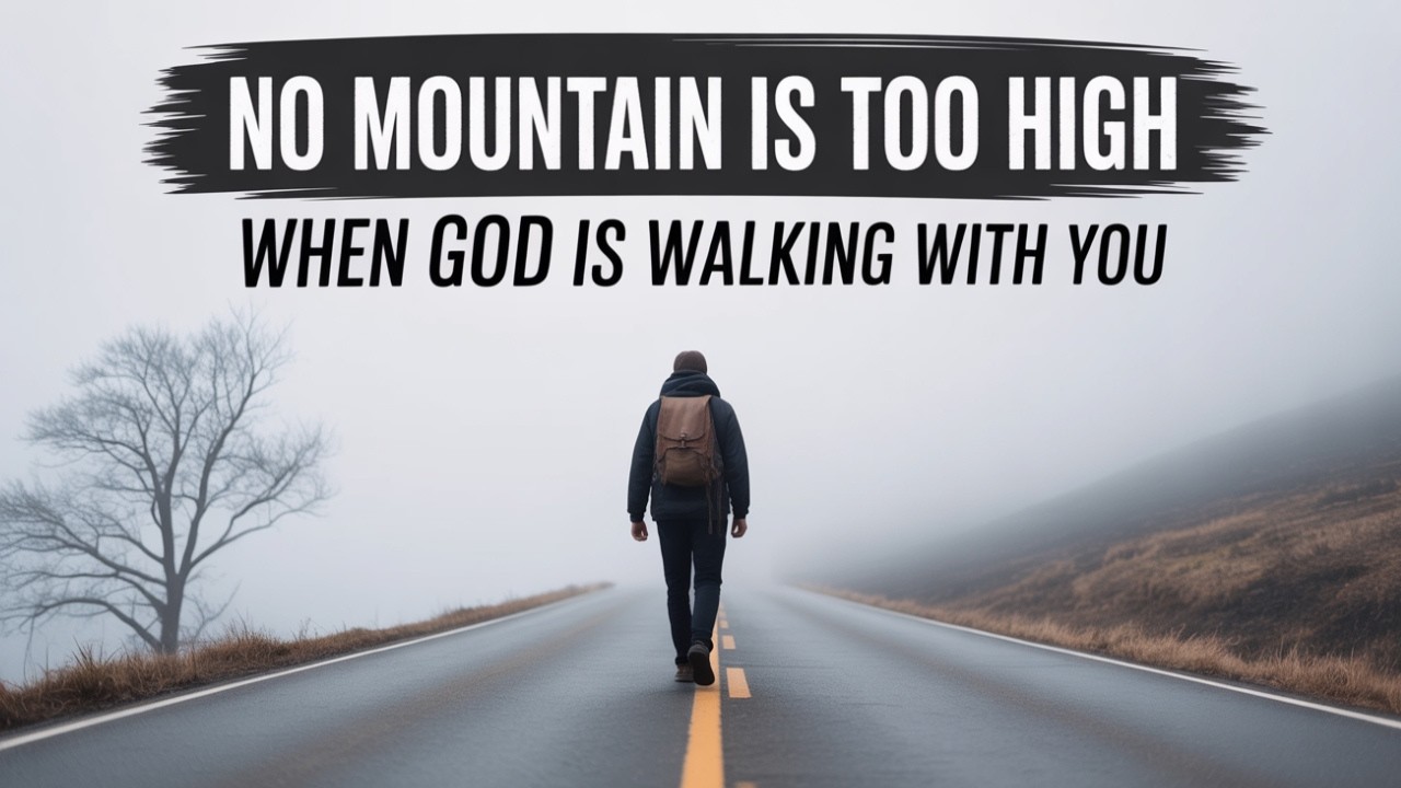 NO MOUNTAIN IS TOO HIGH WHEN GOD IS WALKING WITH YOU | CHRISTIAN ...