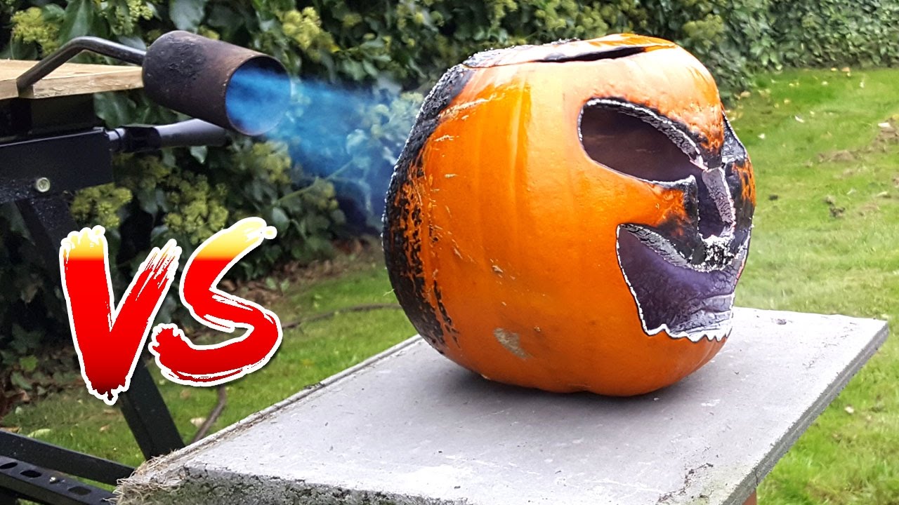 Giant Gas Torch Vs Pumpkin - YouTube