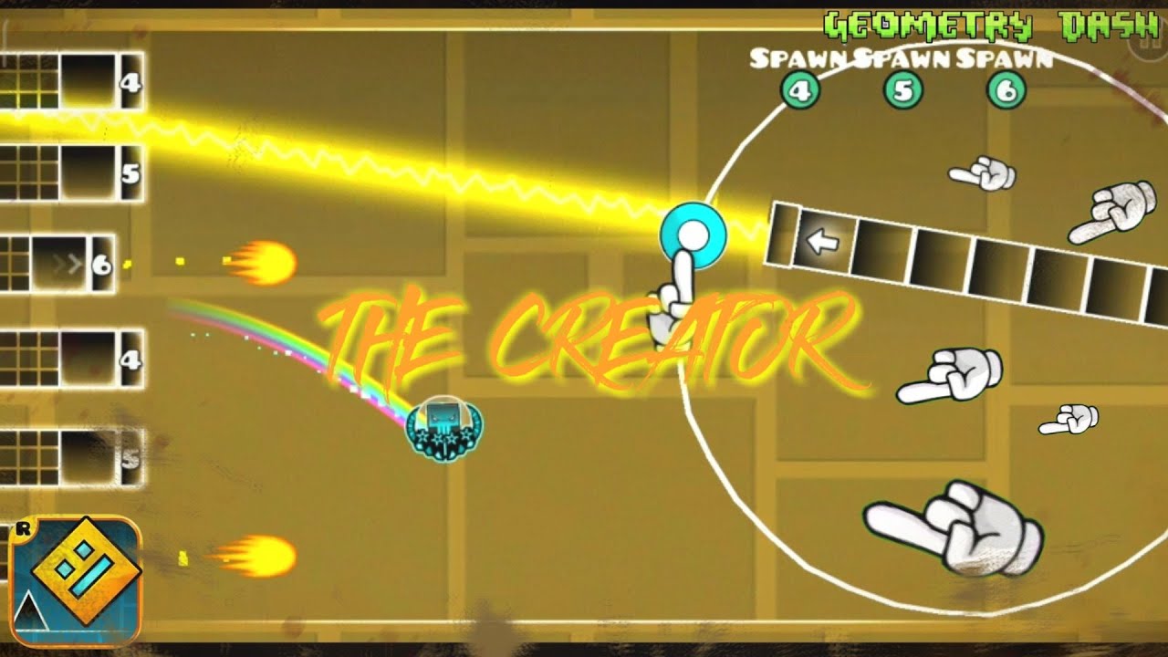 Geometry Dash Insane level THE CREATOR - YouTube