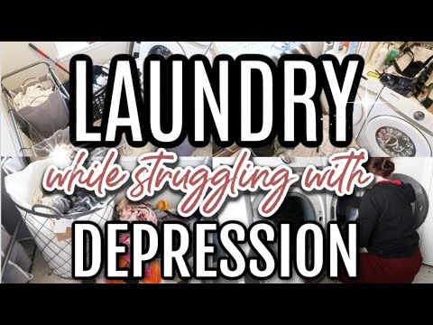 4 WEEKS OF LAUNDRY | DEALING WITH ANXIETY DEPRESSION AND GRIEF - YouTube