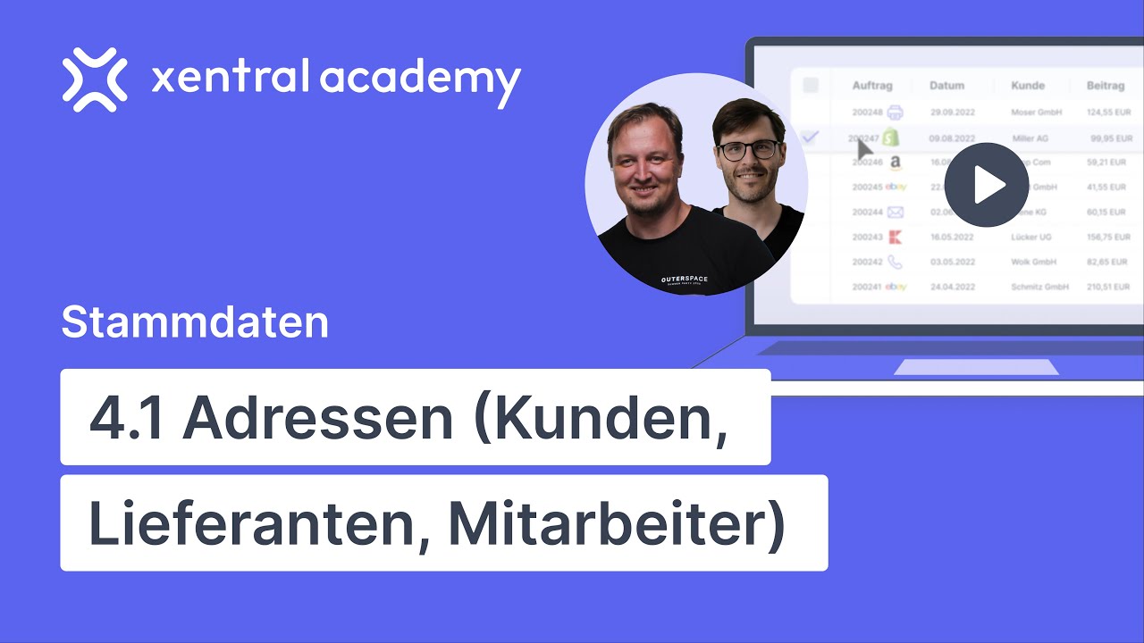 Adressen in Xentral verwalten | so erstellst und individualisierst du ...
