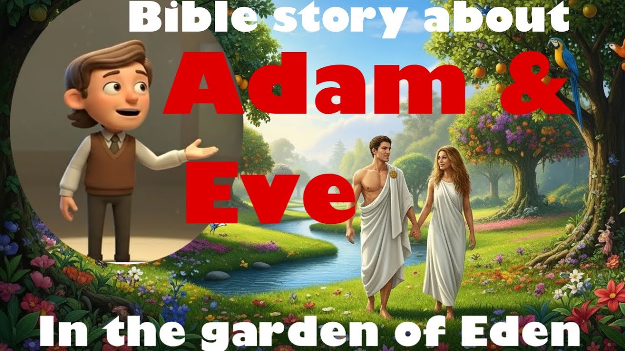 Adam and Eve In the garden of Eden. Bible story series. - YouTube