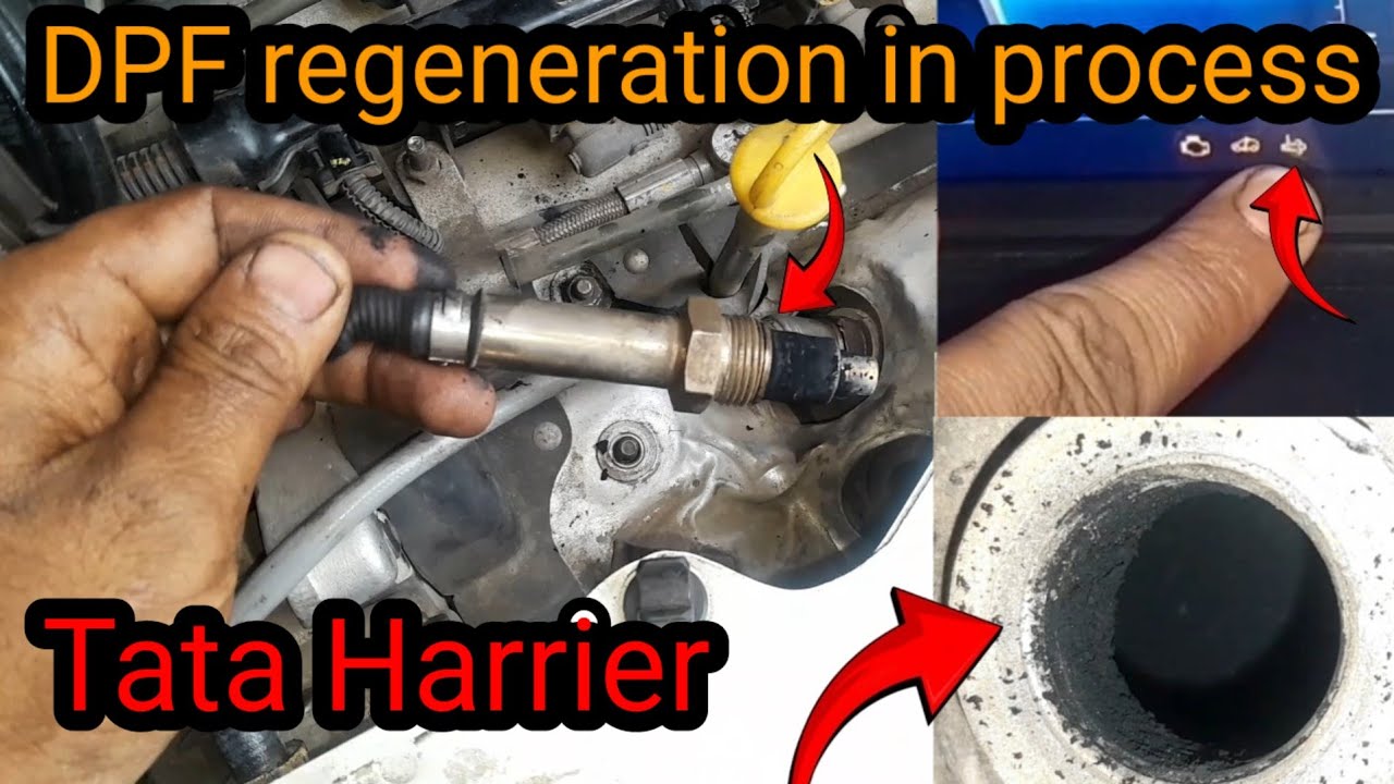 DPF regeneration in process || P242F Particulate Filter restriction Ash ...