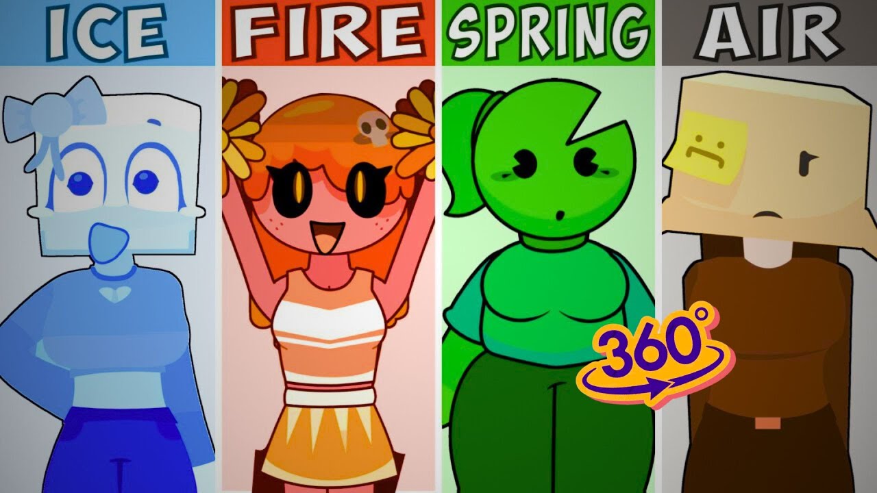 360 VR | Incredibox Cool As Ice VS Warm Like Fire VS Mild As Spring VS ...
