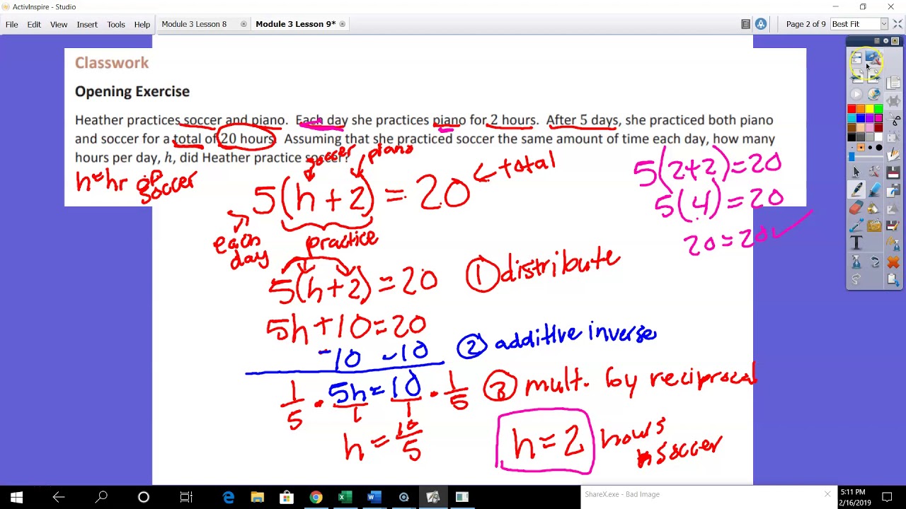 Module 3 lesson 9 - YouTube