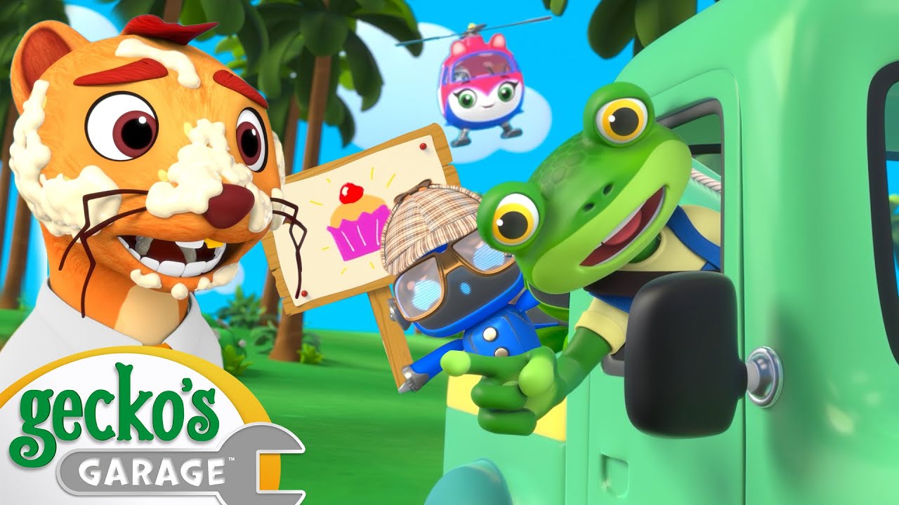 Wake Up Weasel! Cake Chaos! | Gecko's Garage | Trucks For Children ...