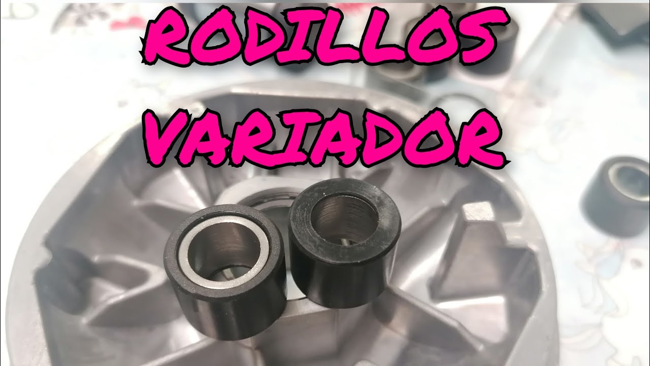 Colocación de rodillos en variador posición correcta - YouTube