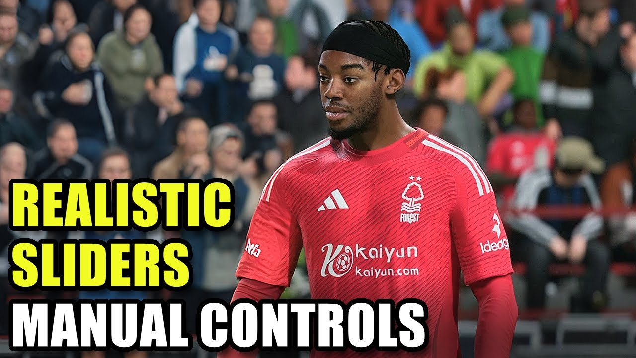 Manual Controls Realistic Sliders Gameplay | EA FC 25 - YouTube