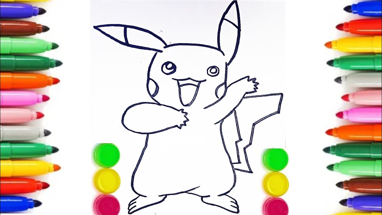 How to draw Pokemon step by step | Pokemon cartoon Drawing easy | - YouTube