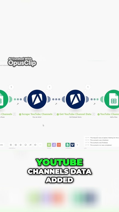 How to Scrape YouTube Channel Data Easily using Apify and Make.com 👇 #make #shorts #scraping # ...