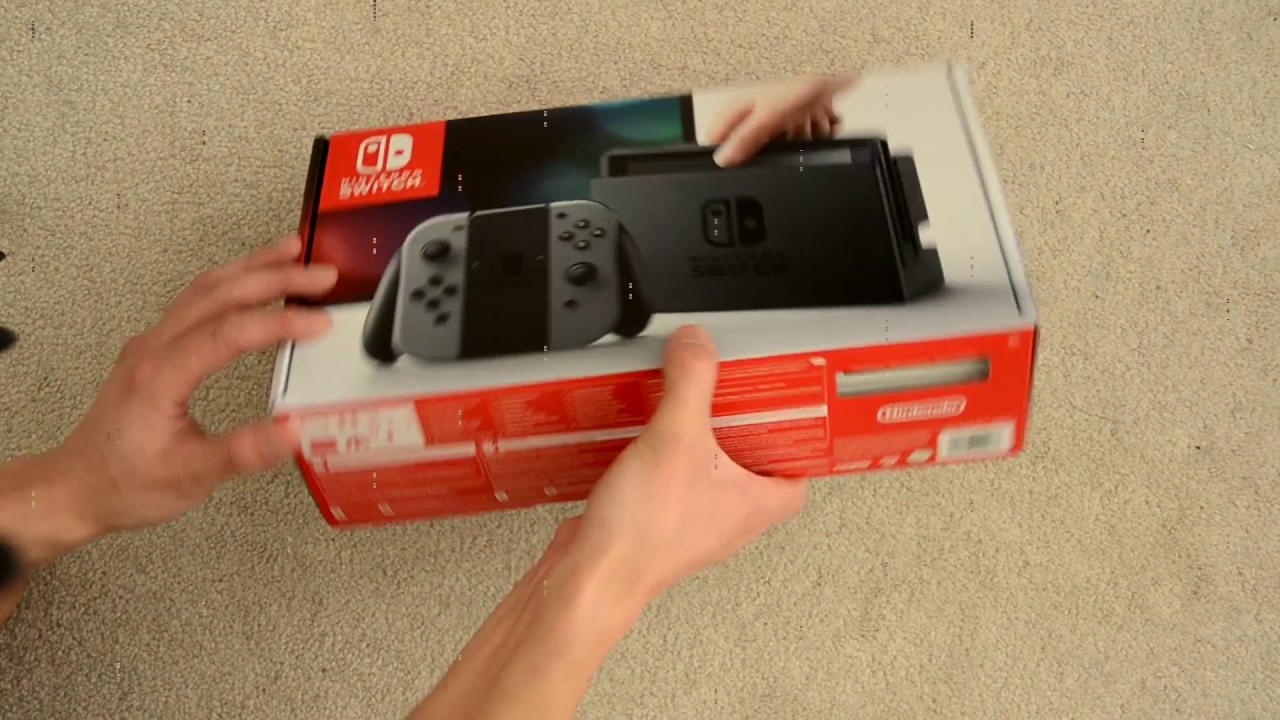 Nintendo Switch Unboxing - YouTube
