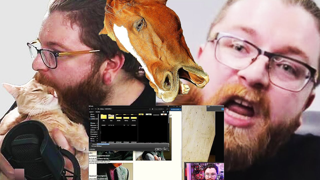 Vaush opens disturbing folder on live stream - YouTube