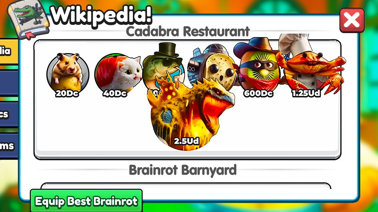 Every NEW Brainrot in WORLD 14 of Brainrot Evolution! (Roblox) - YouTube