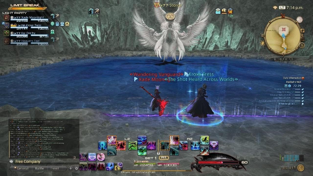Intense ff14 boss battle - YouTube
