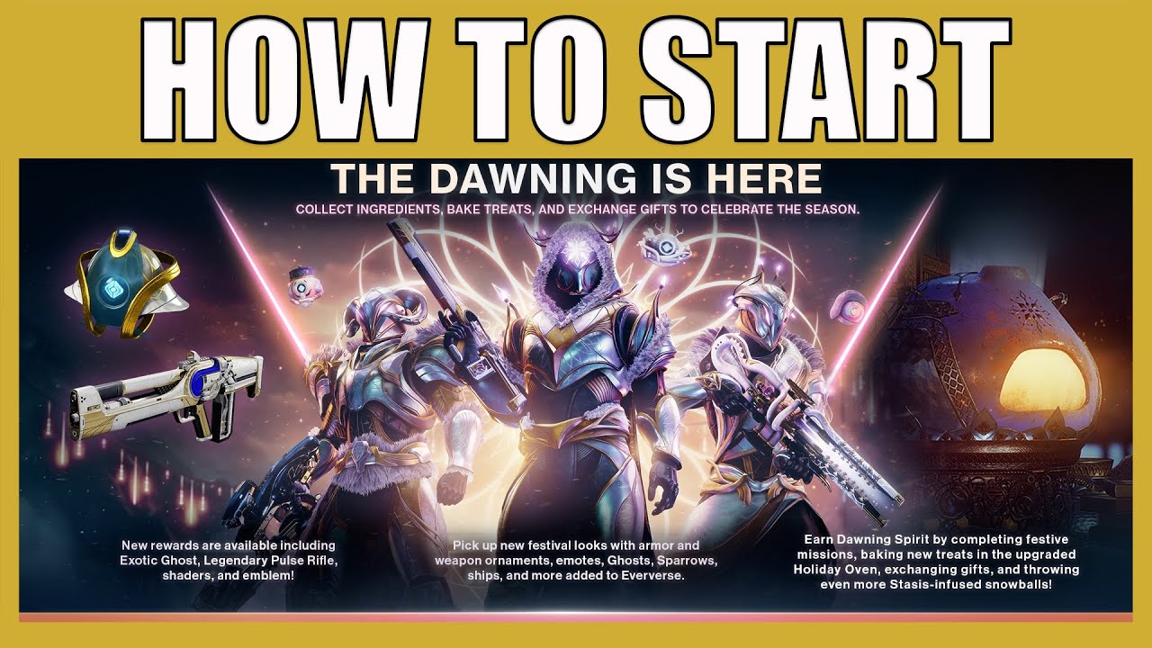 How To Start The Dawning Destiny 2022 - How To Unlock Eva's Holiday ...