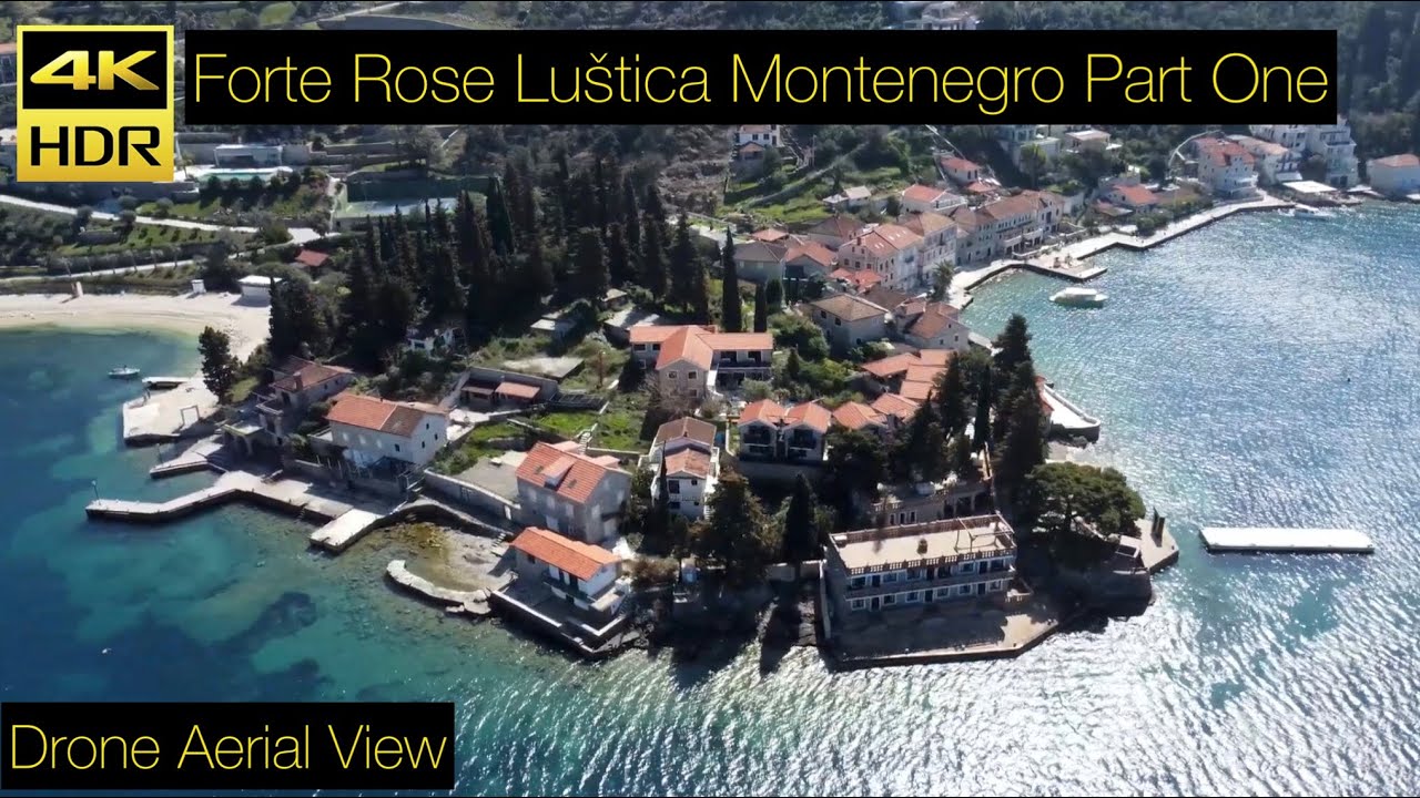 Forte Rose [Aerial View] Luštica Montenegro Crna Gora March 2023 Part ...