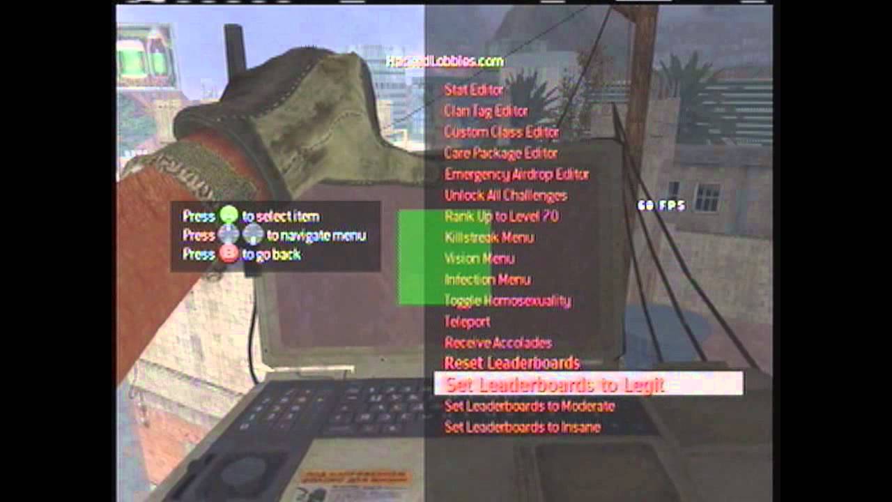 MW2 Tu7 Mod Menu - YouTube