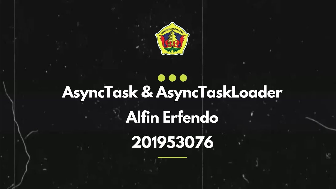 Mobile Application Development - AsyncTask & AsyncTaskLoader - YouTube