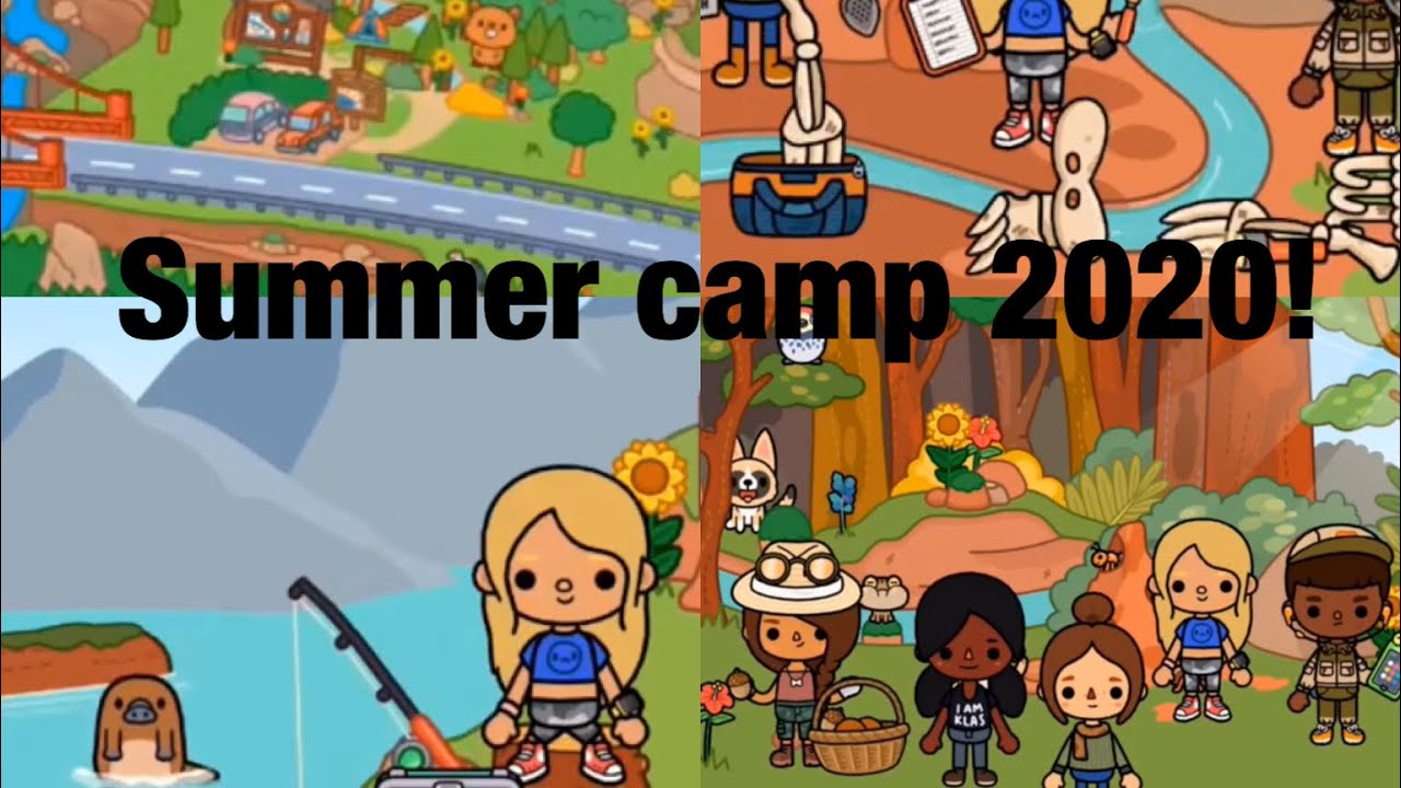 Toca life summer camp!(Inspired by Peachy) - YouTube