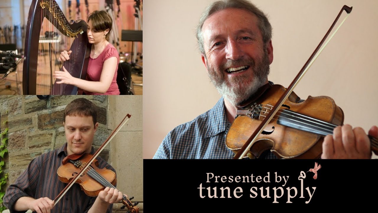 Virtual Irish Music Session #58: James Kelly (fiddle), Marta Cook (harp ...