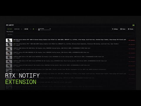 Nvidia RTX 5090 - 5080 - 5070 Ti Restock Monitor | RTX NOTIFY - YouTube