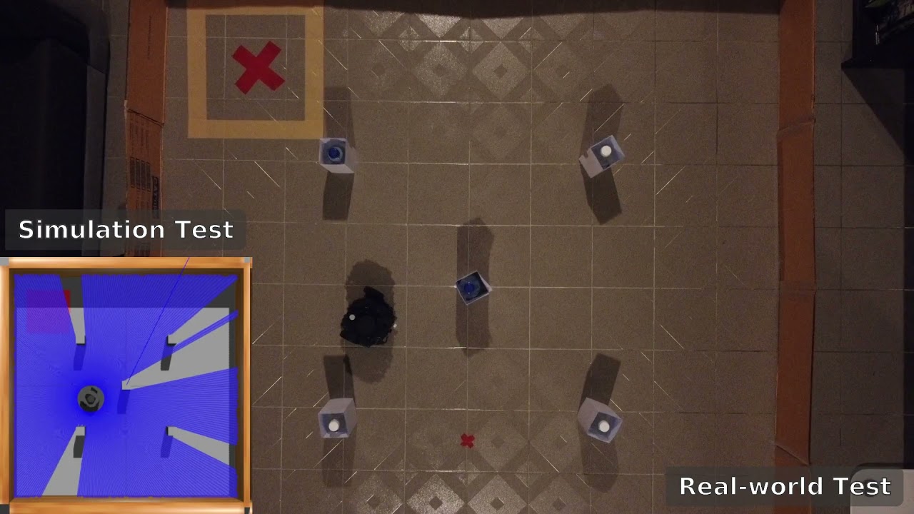 Turtlebot3 DQN Obstacle Avoidance - YouTube