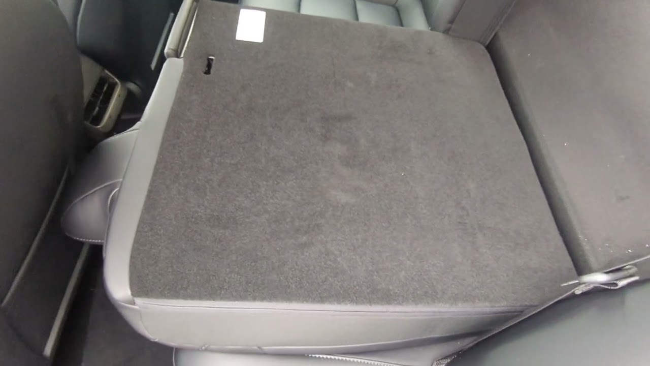 2022 Tesla Model 3 - How to Fold Down Rear Seats - YouTube