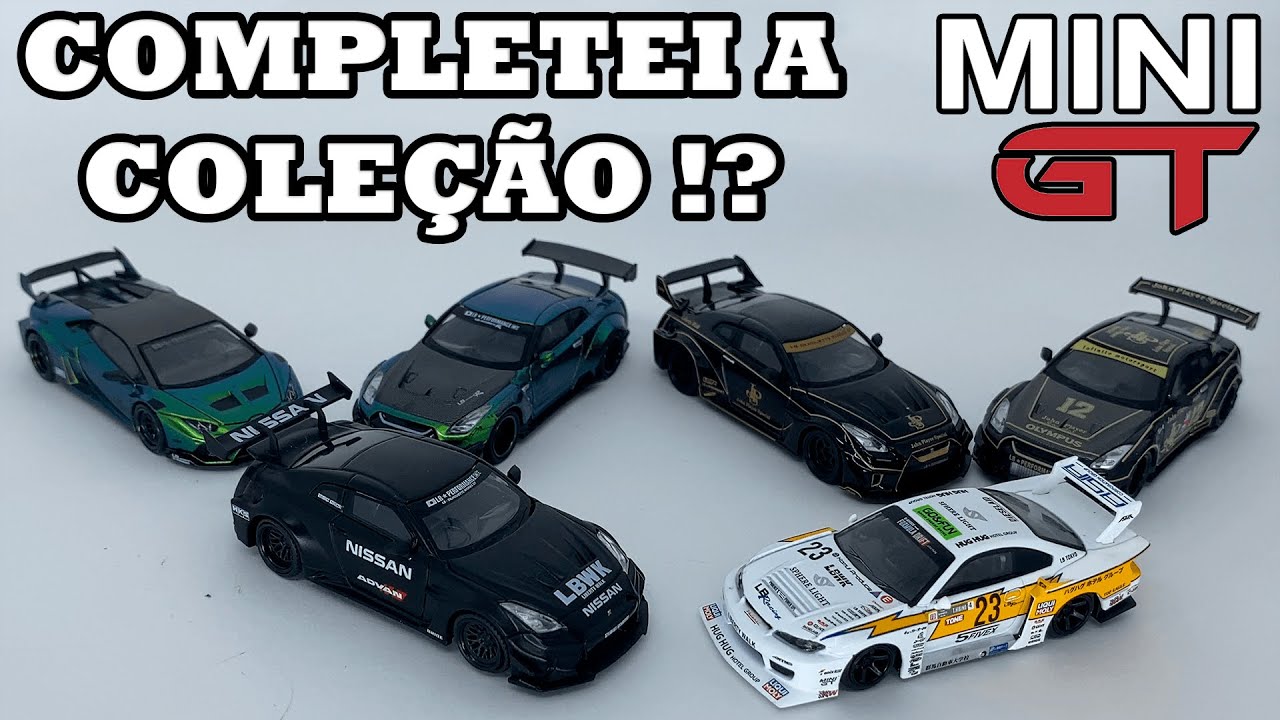 OS NOVOS MINI GT DA MINHA COLEÇÃO NISSAN GTR R35 - YouTube