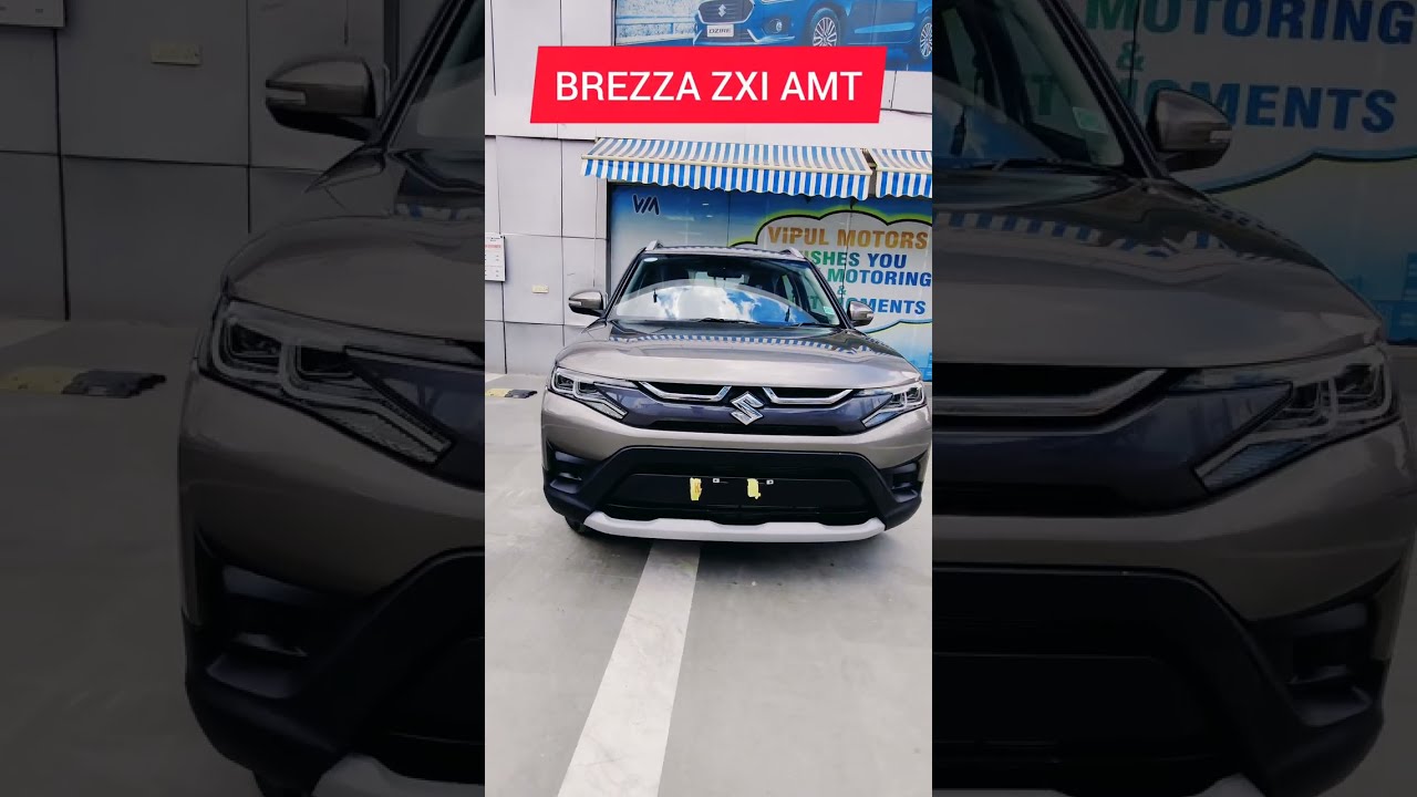 BREZZA ZXI AMT ALL FEATURES - YouTube