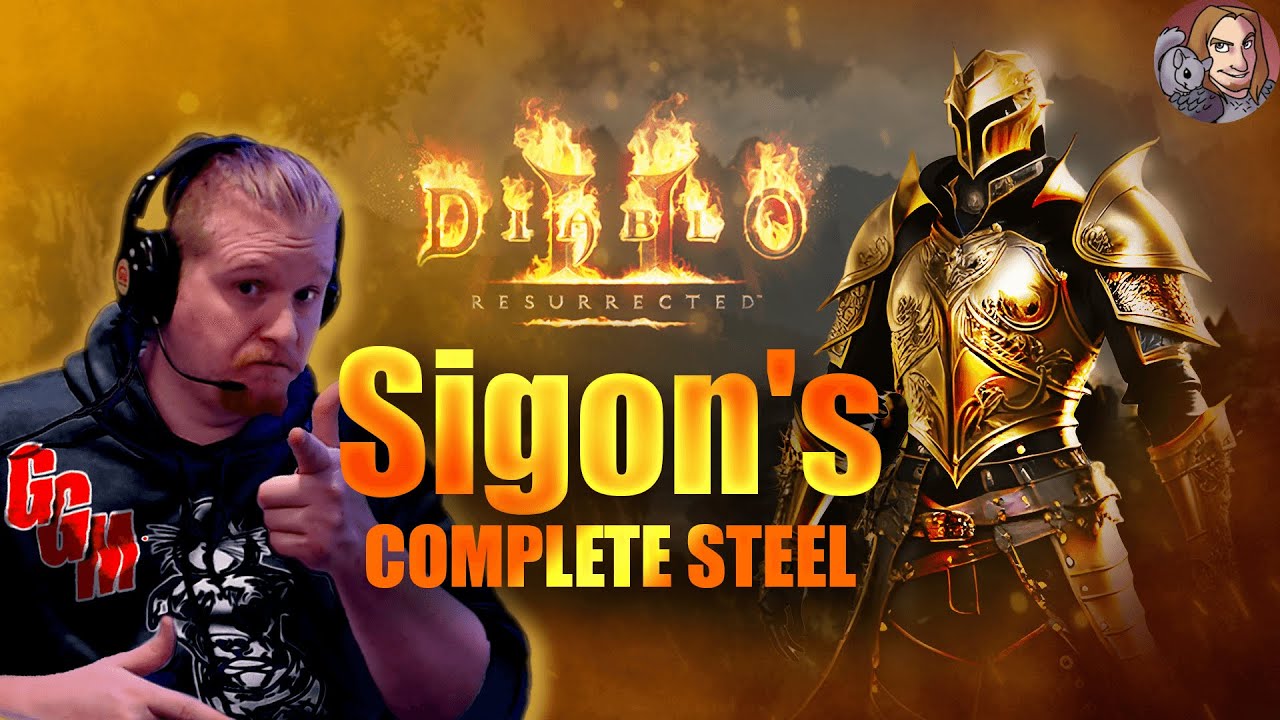 D2R Upgraded Sets - Sigon's Complete Steel (6 Piece Set) - YouTube